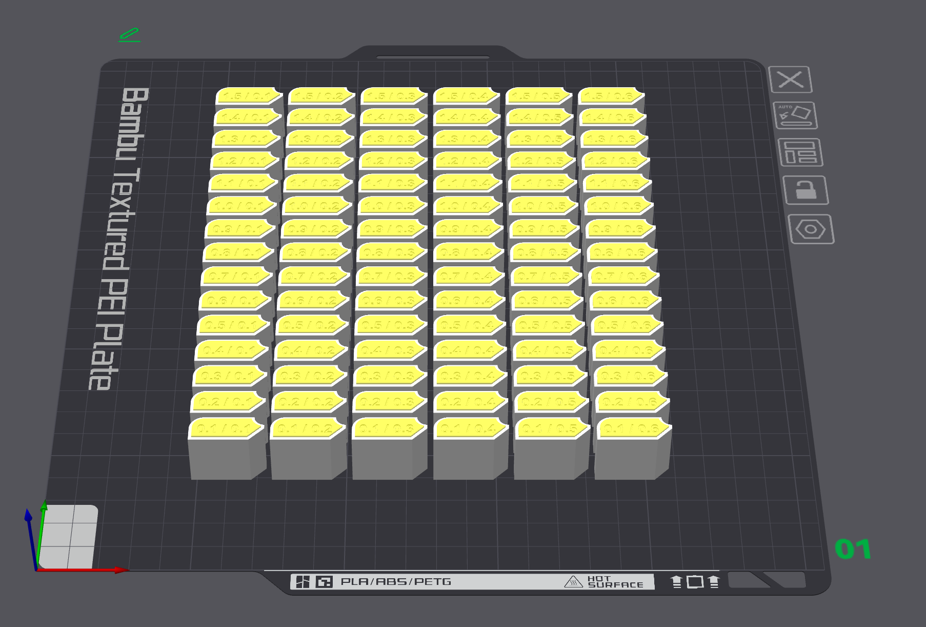 Fuzzy Skin Test Blocks von suit | Kostenloses STL-Modell herunterladen ...