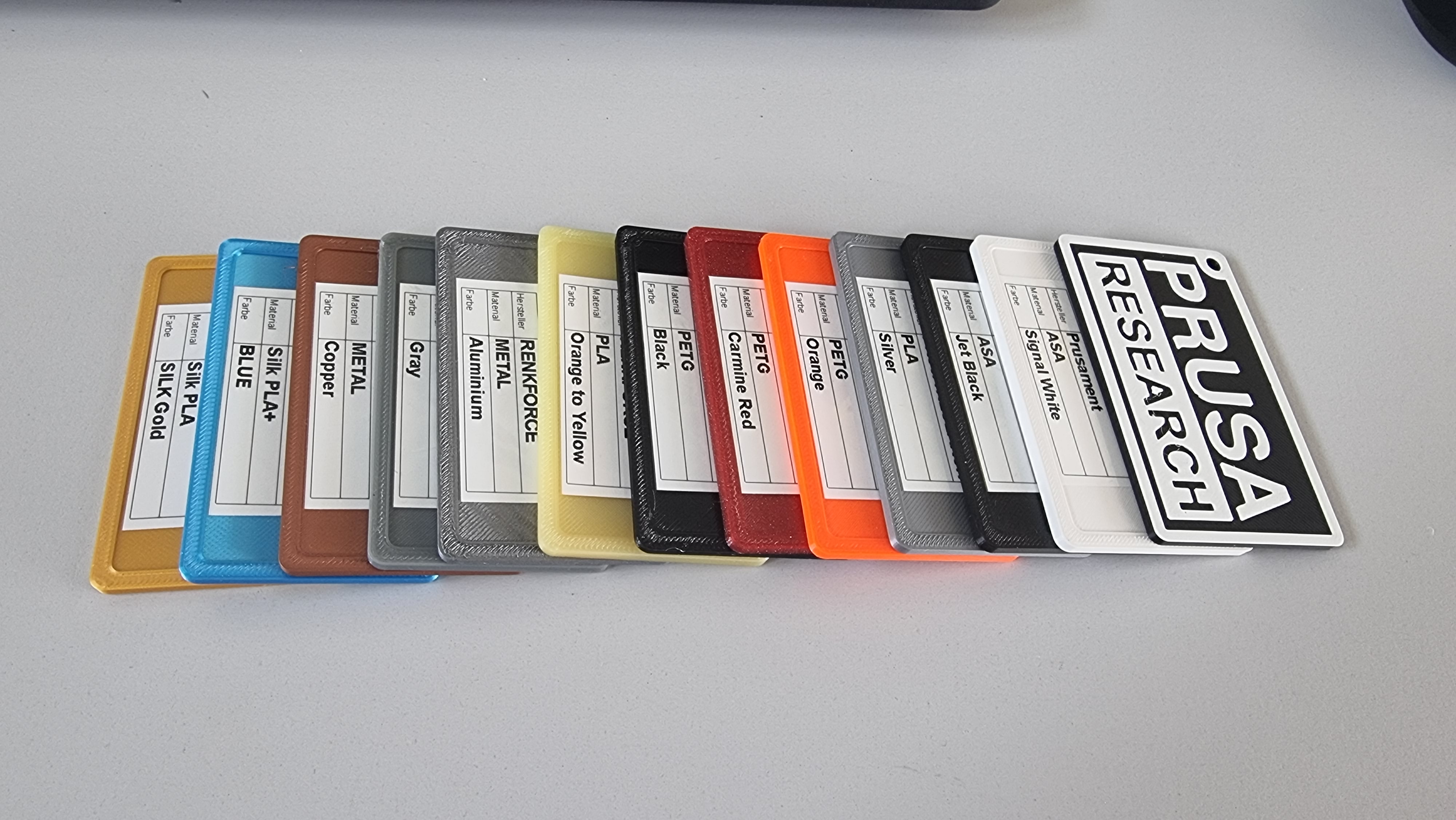 Filament Swatch - Prusa Color Change by Marc | Download free STL model ...
