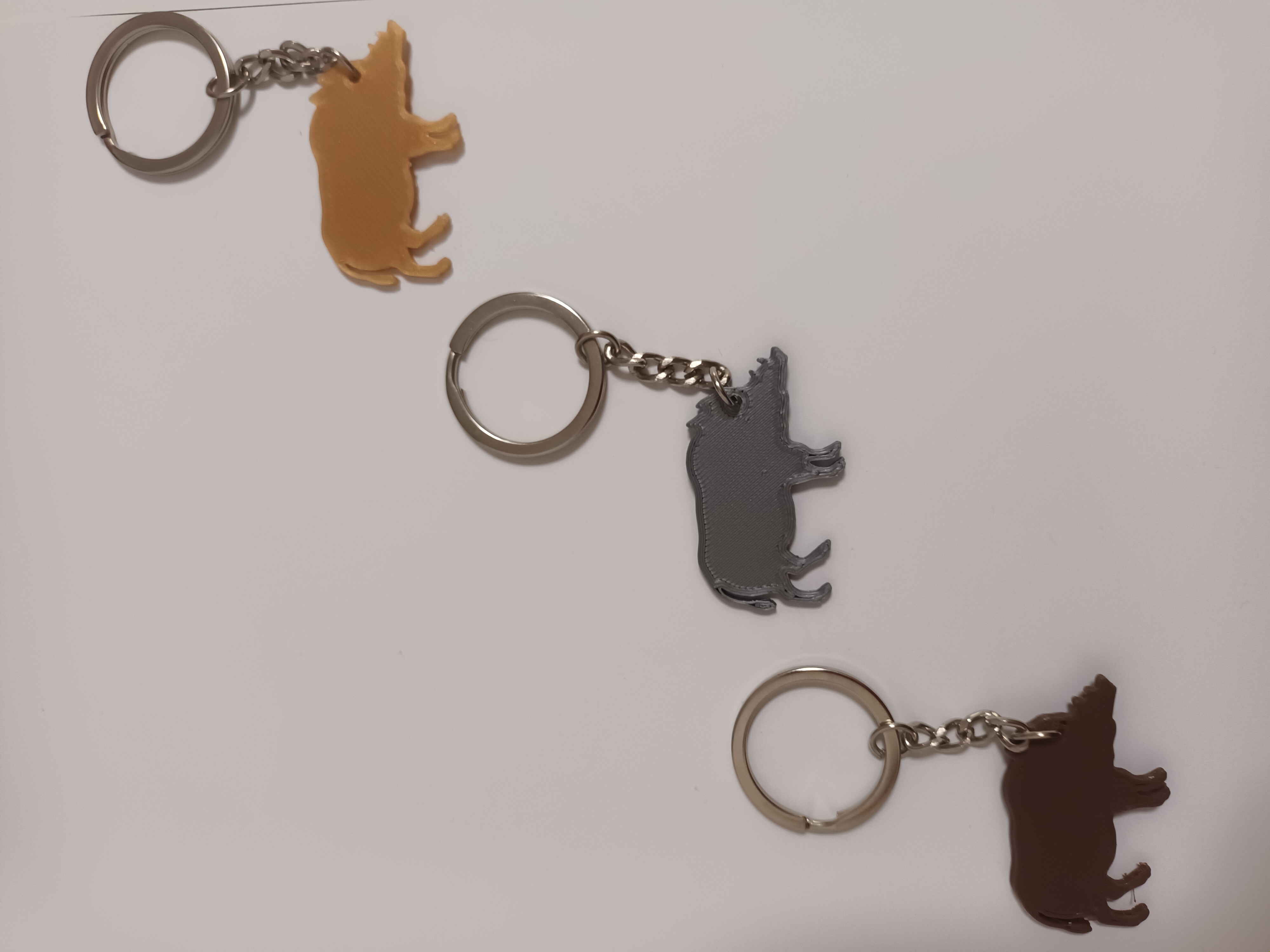 Keychain boar model / breloczek dzik by Antoag | Download free STL ...