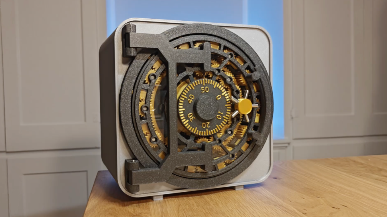 Vault with Combination Lock by Rocco's Stuff | Download free STL model ...