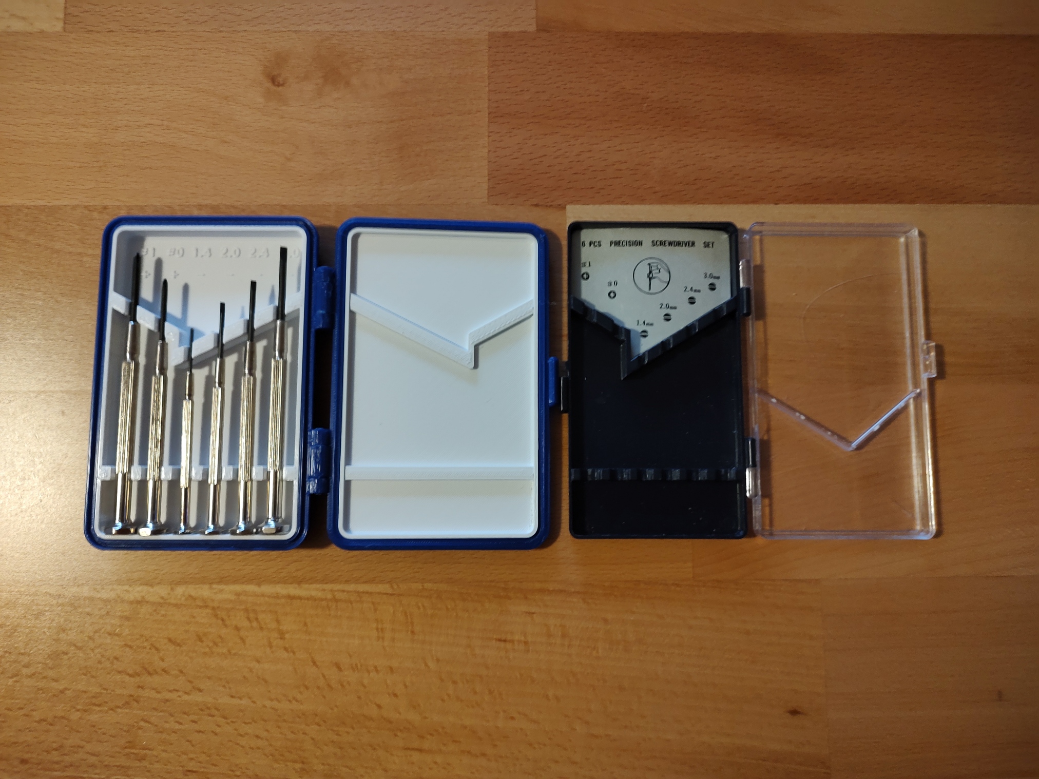 Redesigned inserts for the Precision Screwdriver Case by TimATX. by Dik ...