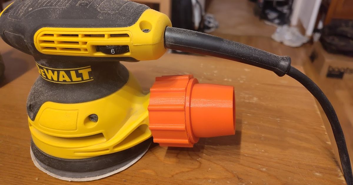 DeWalt sanding machine - vacuum cleaner joint by joahajam | Download ...