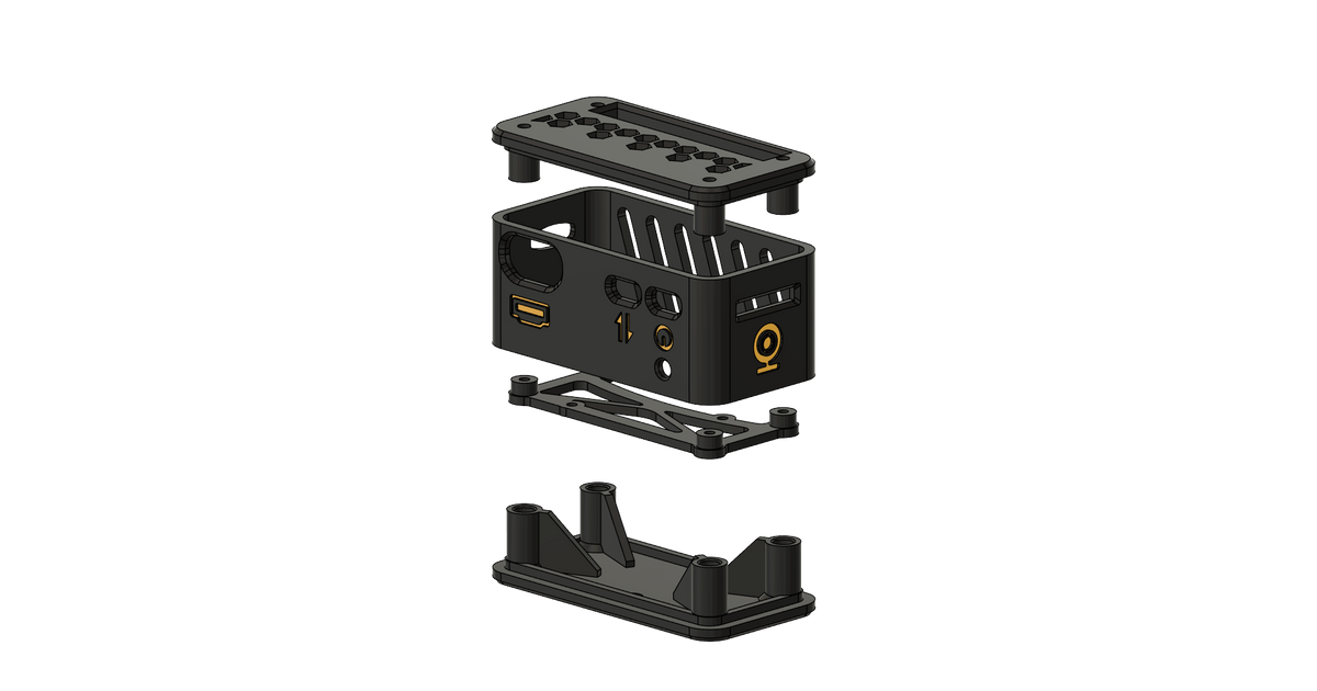 Case for Raspberry Pi Zero 2 W+LM2596 DC-DC All-in-One by Pedro Azevedo ...