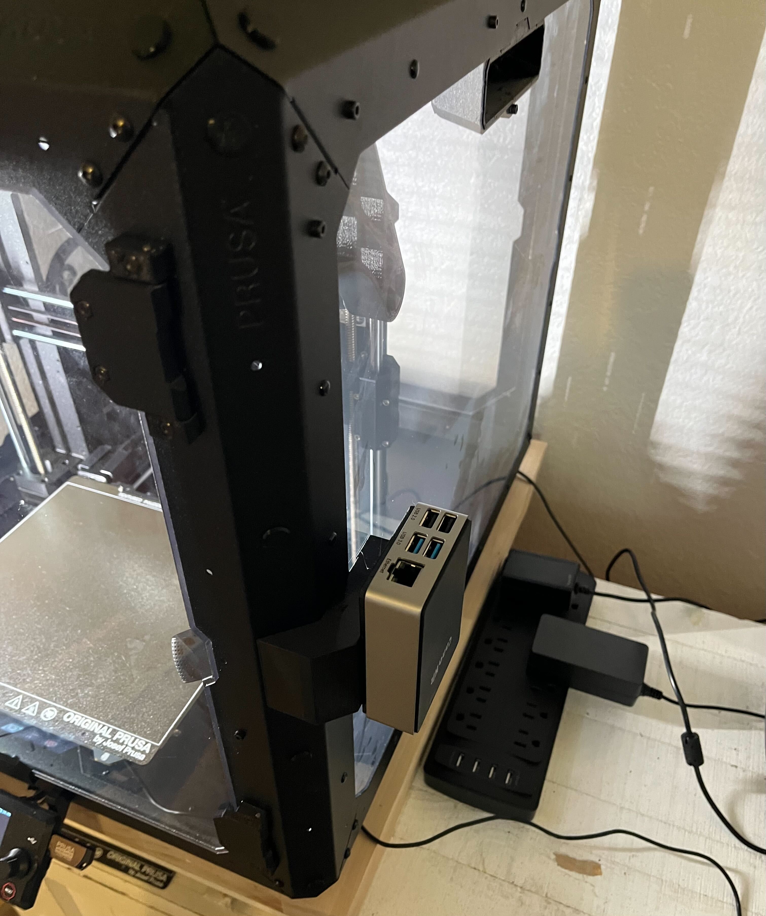 Raspberry Pi4 Flirc Case Mount for the Prusa Enclosure by Hachie ...