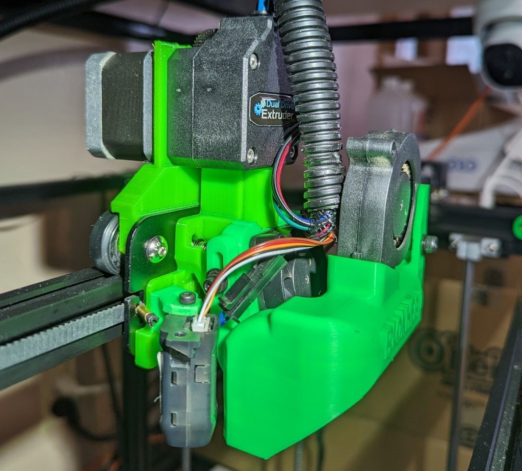 Ender 5+ (plus) Blokhead Direct Drive BMG and E3DV6 Mod by Sharkfac3 ...