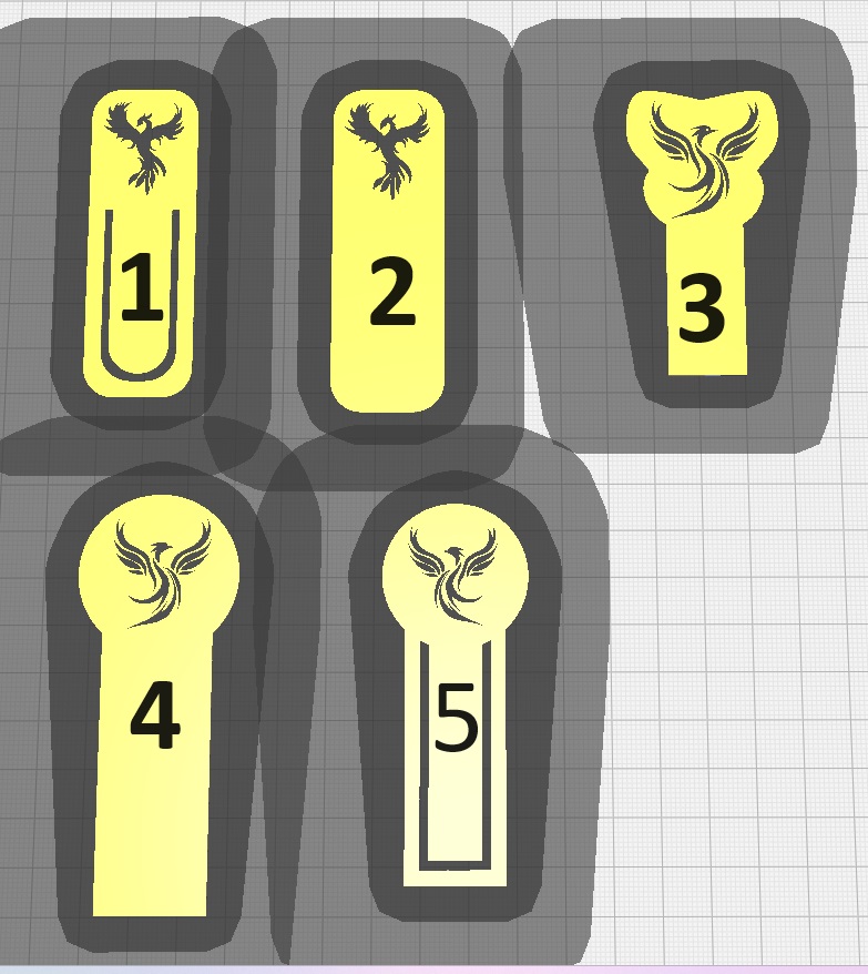 Phoenix Bookmark by dark_phoenix | Download free STL model | Printables.com