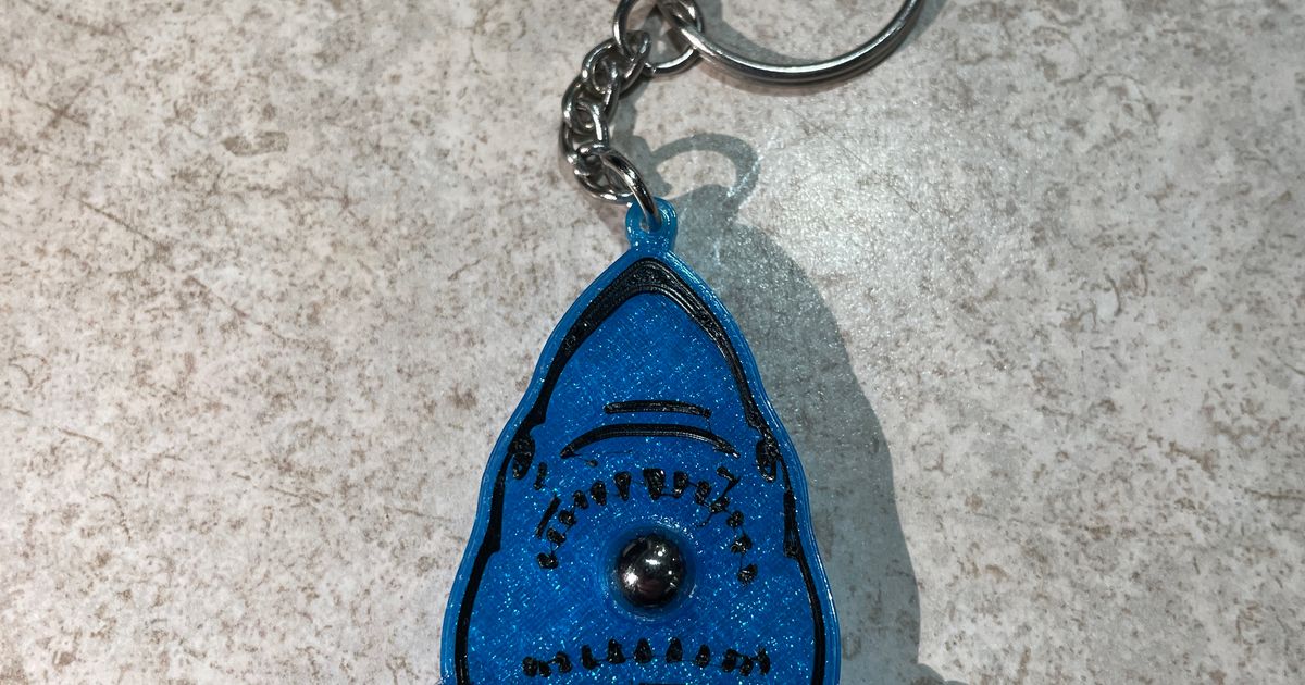 Jaws Pinball Keychain V1 by scottieIA | Download free STL model ...