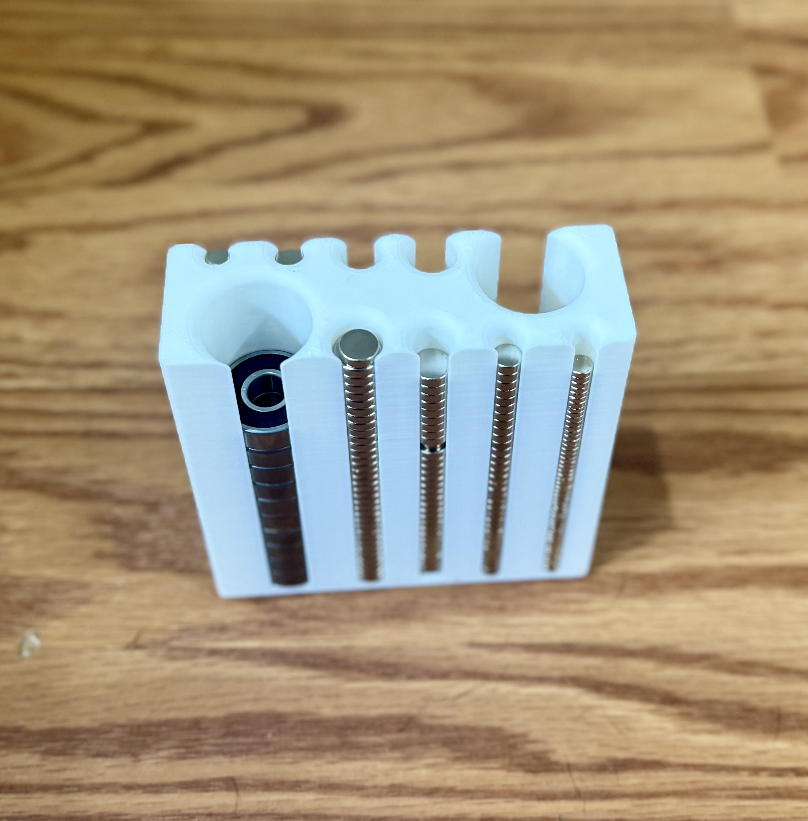 Basic Magnet and Bearing Holder by gopher | Download free STL model ...