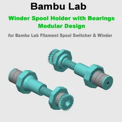 Donor Spool Holder with Bearings - Modular Design for Bambu Lab ...