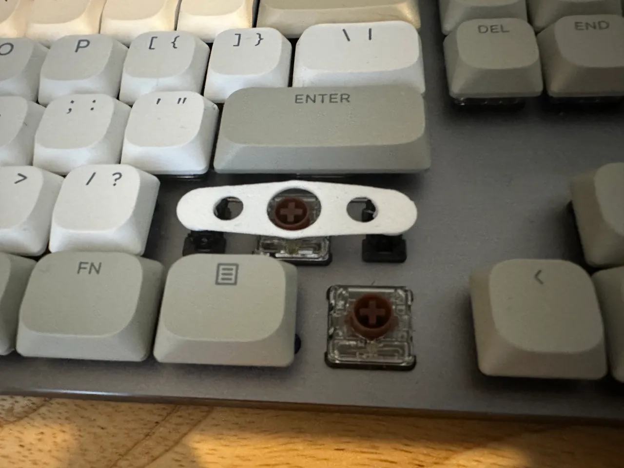 Logitech MX mechanical low profile space bar and shift key stabilizer ...