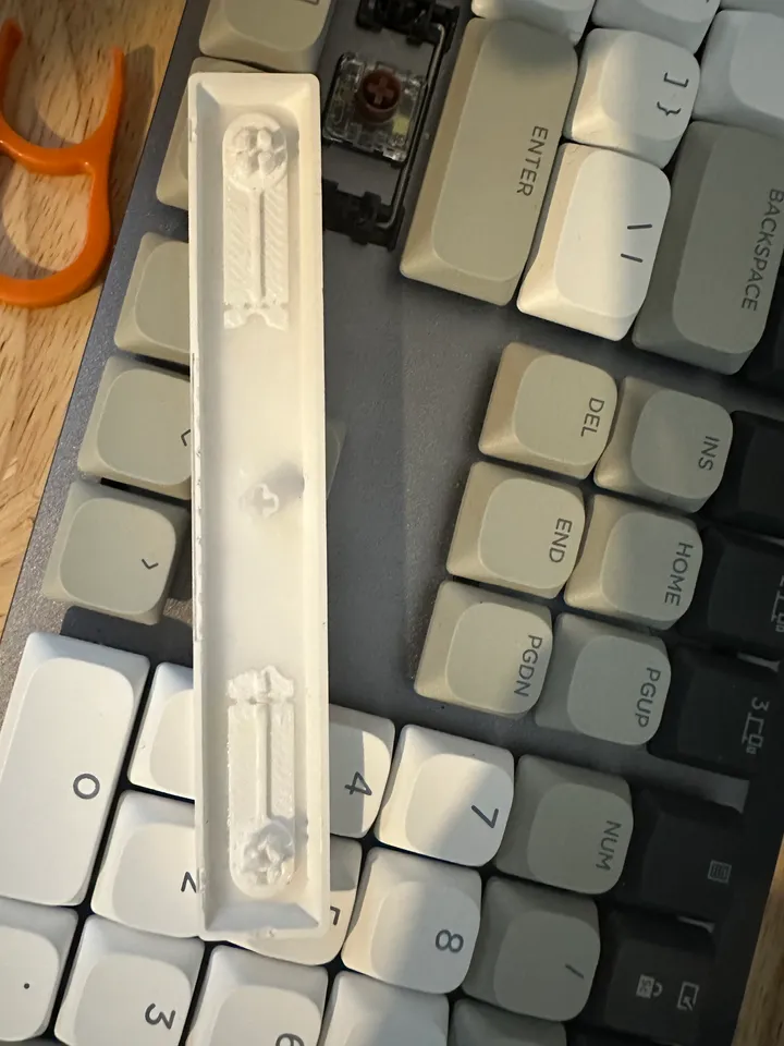 Logitech MX mechanical low profile space bar and shift key stabilizer ...