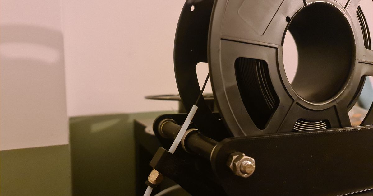 Expandable Filament Spool Rack - Lack by jambeers | Download free STL ...