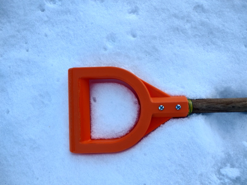 Snow shovel handle by Wheart | Download free STL model | Printables.com