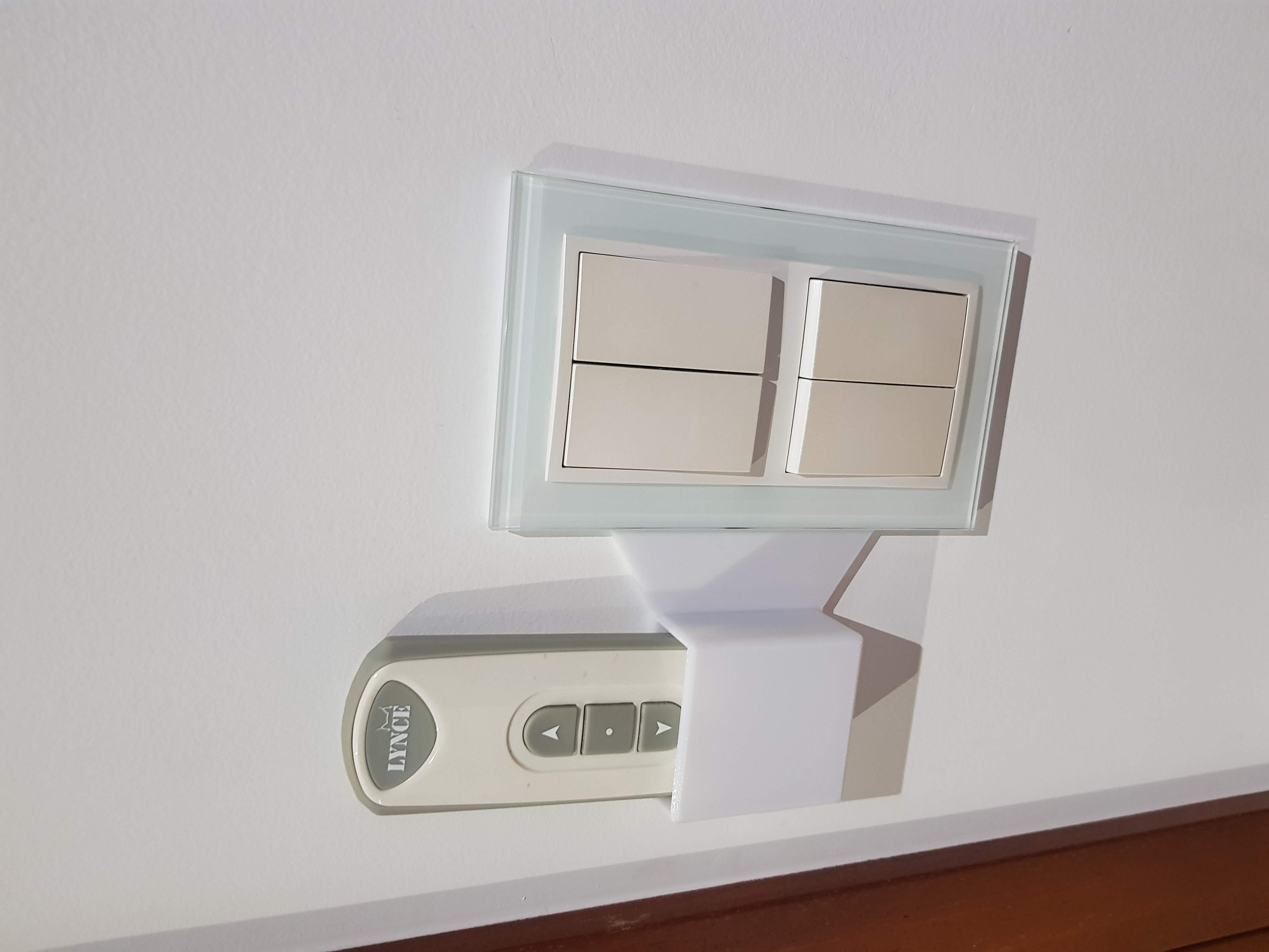 Remote Control holder attached to the light switch by FC2M3D | Download ...