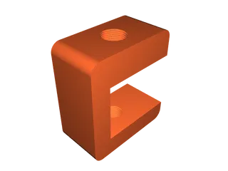 C-Clamp for 1/2 loc line by Waux | Download free STL model | Printables.com