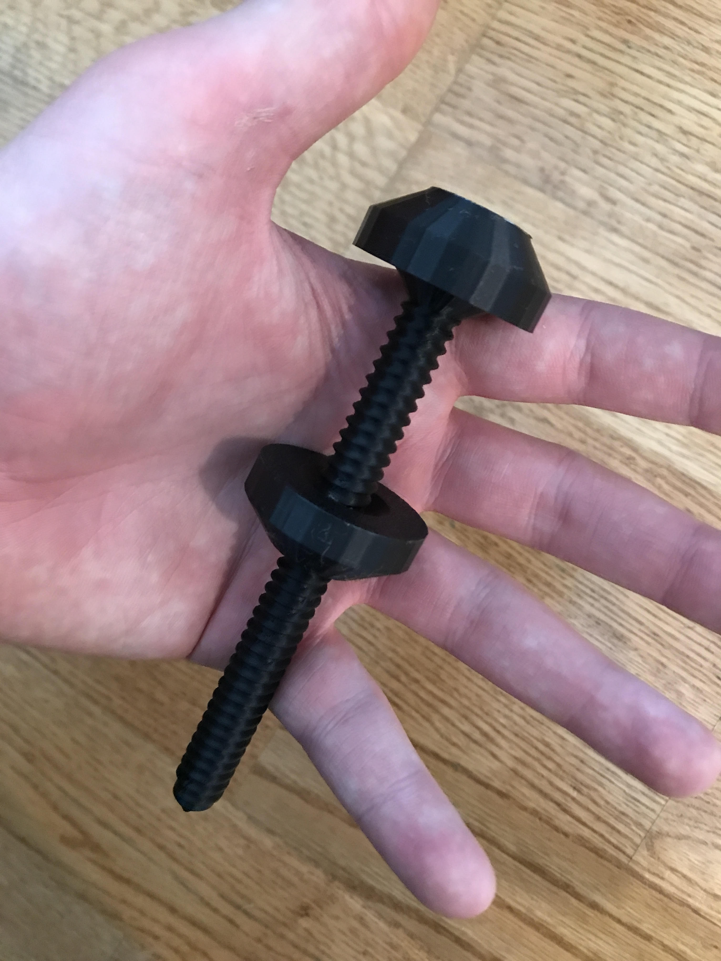 Screw and Nut Fidget by Samuel Sovacool | Download free STL model ...