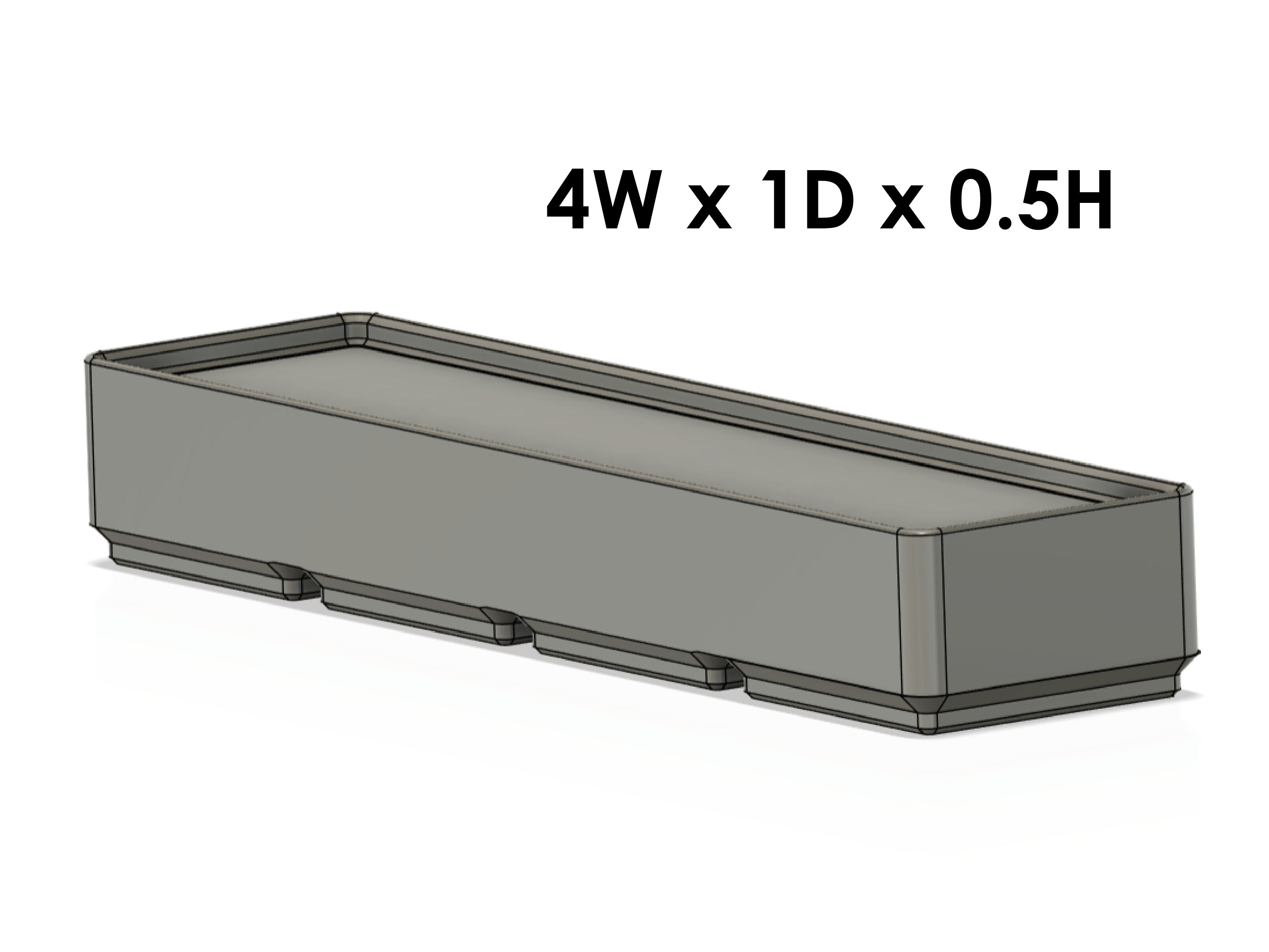 Customizable Gridfinity Boxes Filled-in (Fusion 360) by Spike Mix | Download free STL model ...