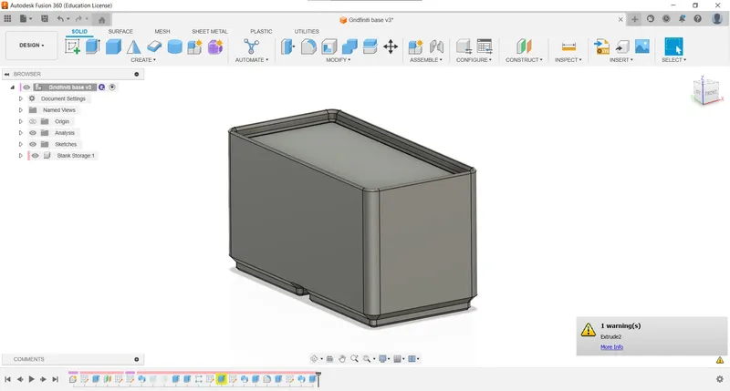 Customizable Gridfinity Boxes Filled In Fusion 360 By Spike Mix Download Free Stl Model