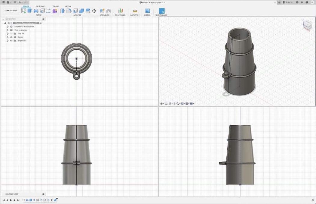iROCKER Pump Adaptor by DaHouzKat | Download free STL model ...