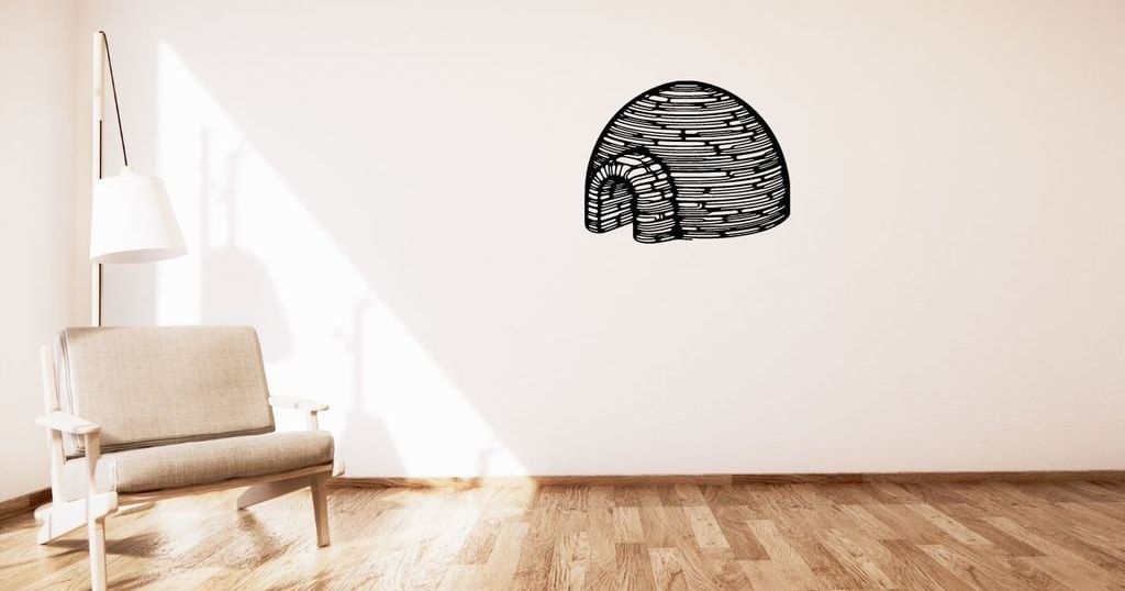 Igloo / Iglů wall decoration by kutnohormac | Download free STL model ...
