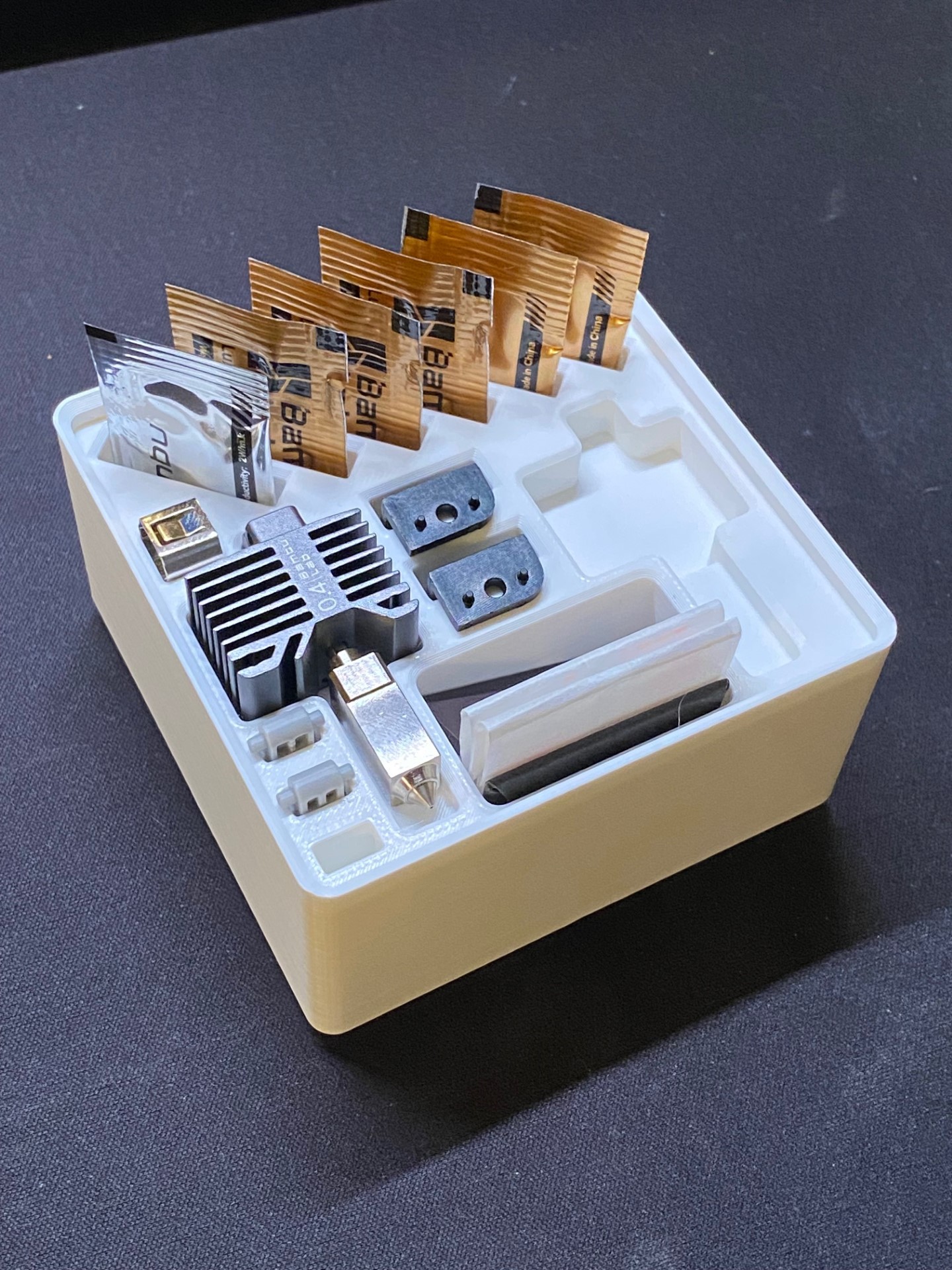 Gridfinity Bambu P1S Spare Parts and Nozzle Holder 2x2 Grid by AXIS ...