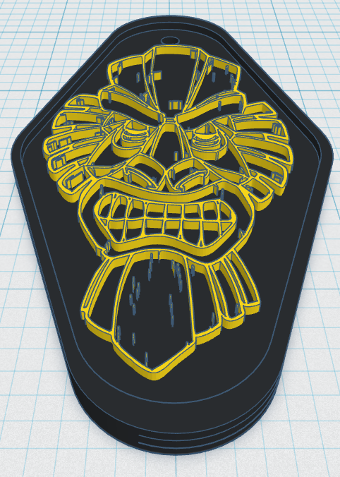 Tiki Keytag 1 by Peter Ennist | Download free STL model | Printables.com