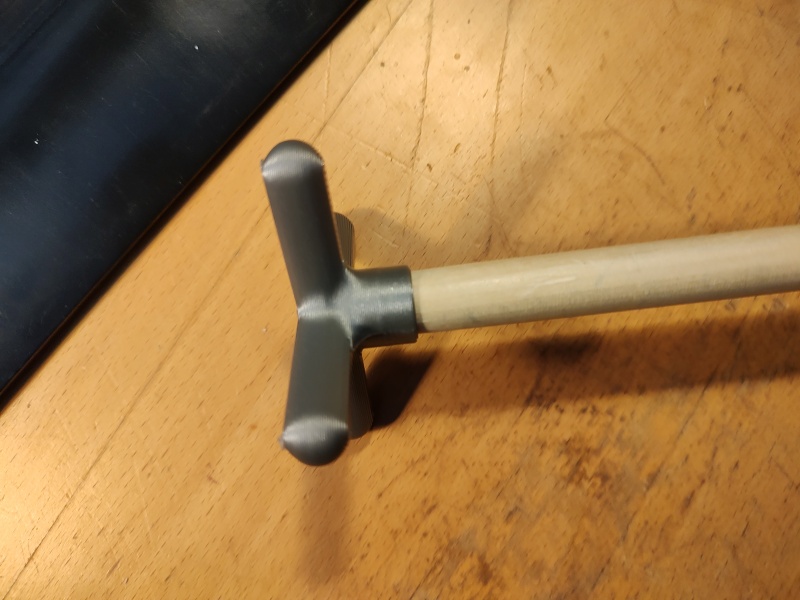 Pool cue support - cross by Wheart | Download free STL model ...