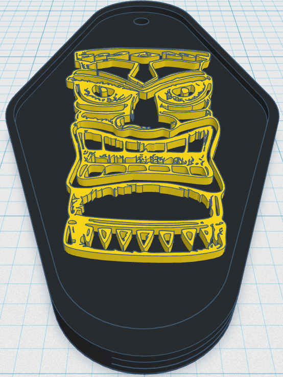 Tiki Keytag 15 by Peter Ennist | Download free STL model | Printables.com