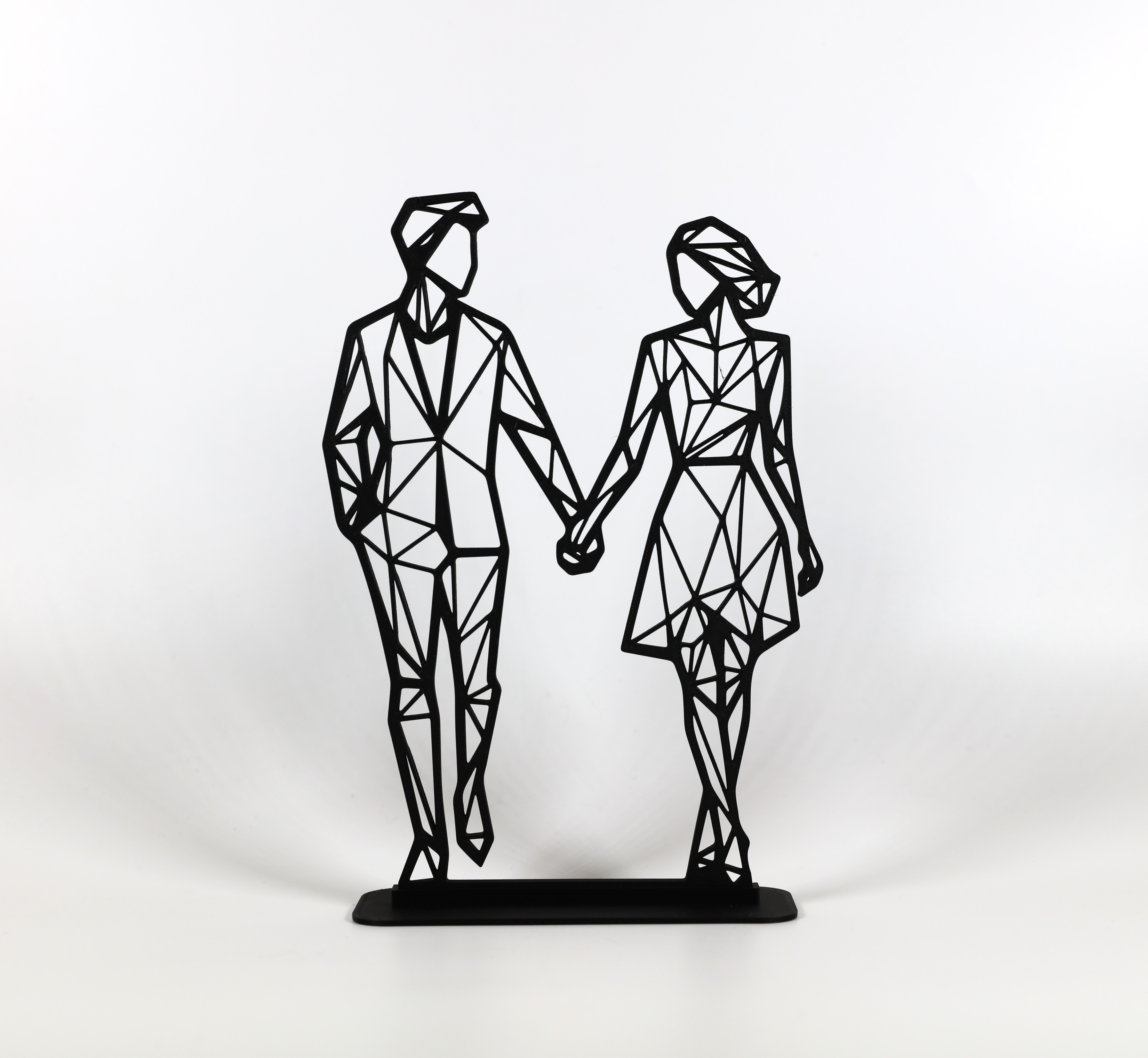 Geometric Low Poly Valentines Couple by PhaseworksCA | Download free ...