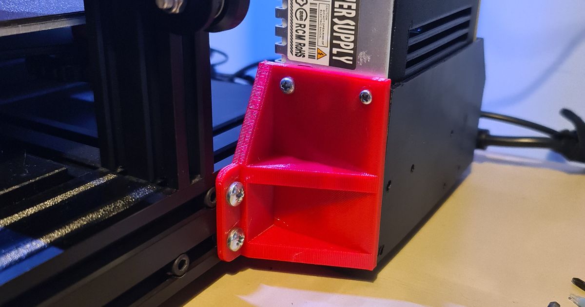 Ender3 Side PSU Mount. by lgcproductions | Download free STL model ...