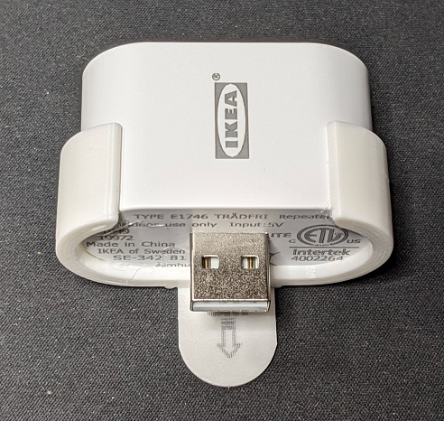 IKEA TRÅDFRI Zigbee Repeater Wall Mount CS and USB Dust Cap by CPS ...
