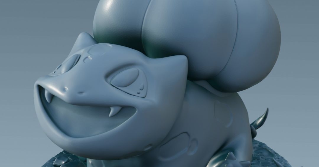 Cute Bulbasaur Pot/Planter/Vase by sphynx | Printables Store