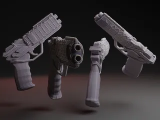 Blade Runner 2049 Gun by Peter Farell | Download free STL model ...