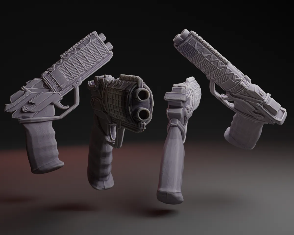 Blade Runner 2049 Gun by Peter Farell | Download free STL model ...