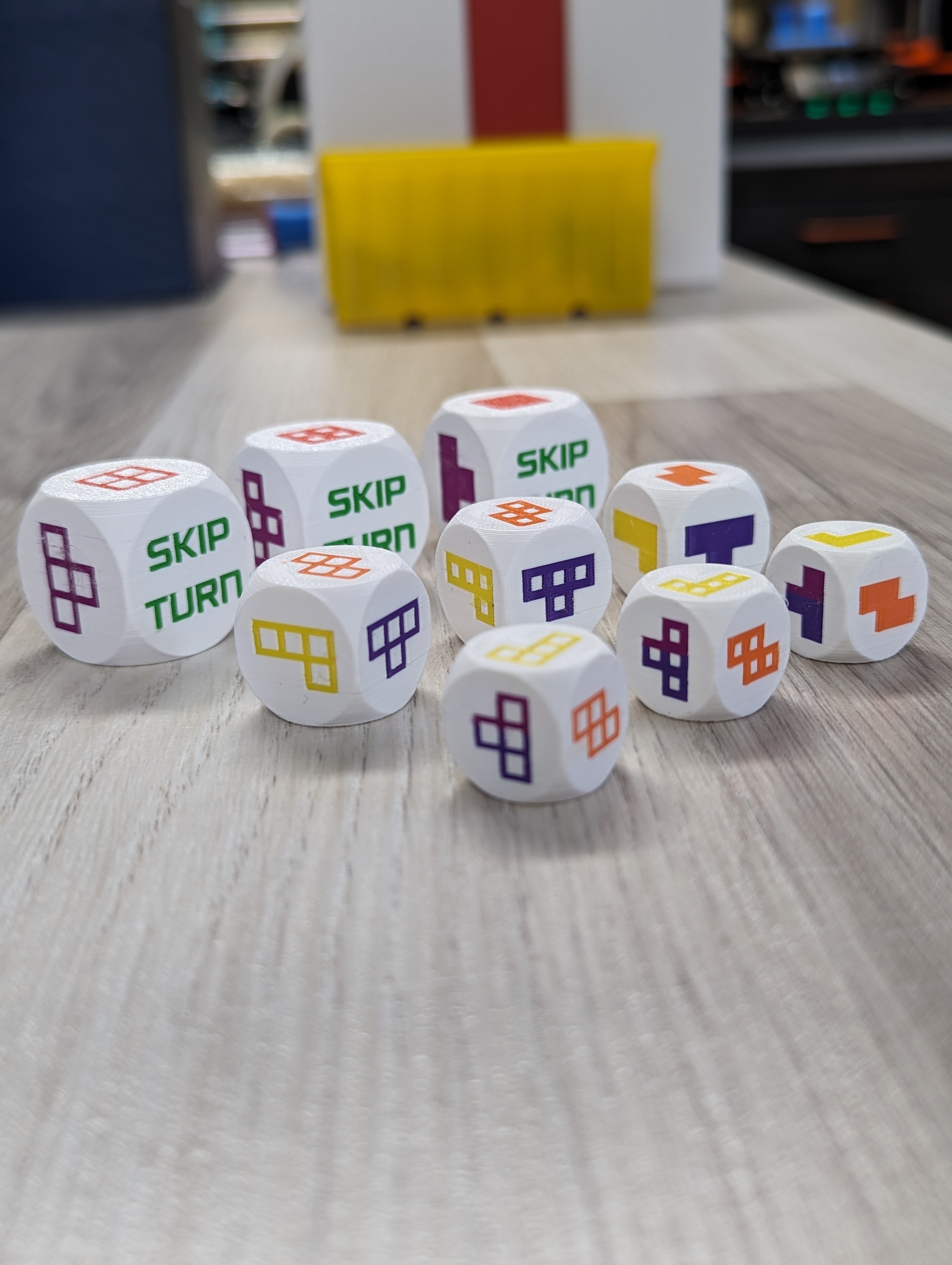 Balance Tetris Game Dice by MarcElbichon | Download free STL model ...
