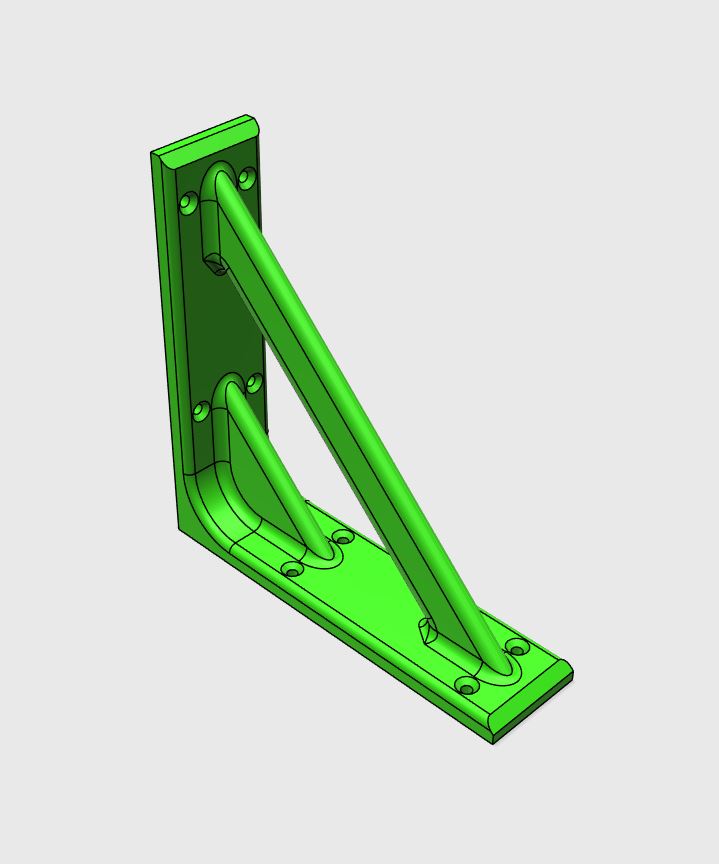 Stable bracket 150x150mm by Christoph | Download free STL model ...