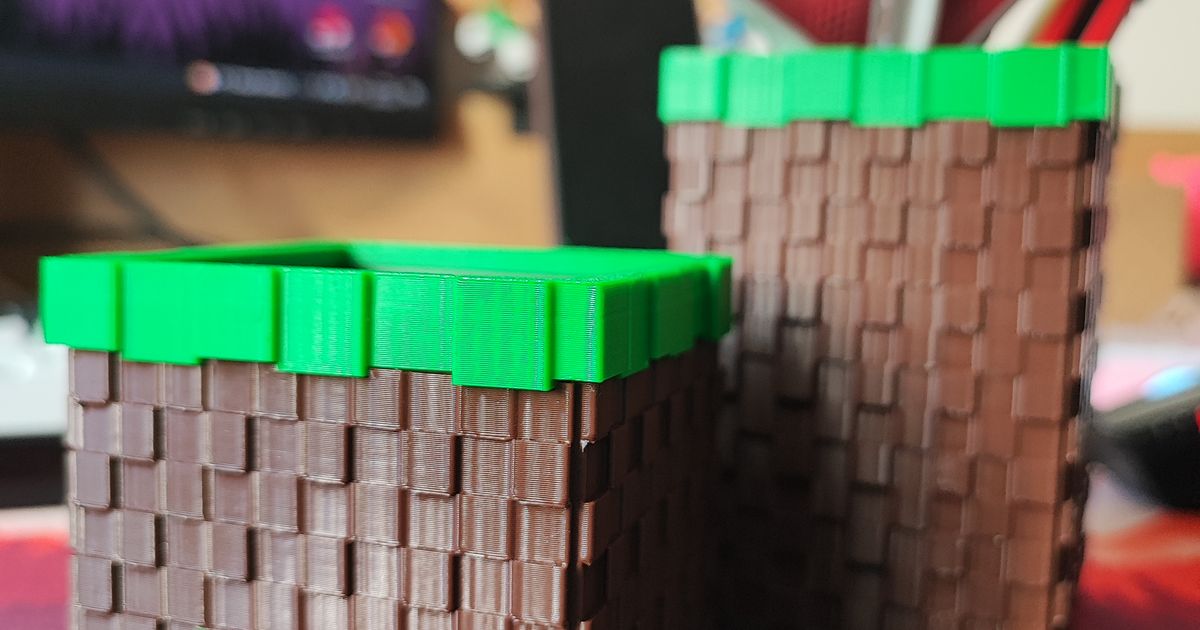 Cup Minecraft by MiśQ S | Download free STL model | Printables.com