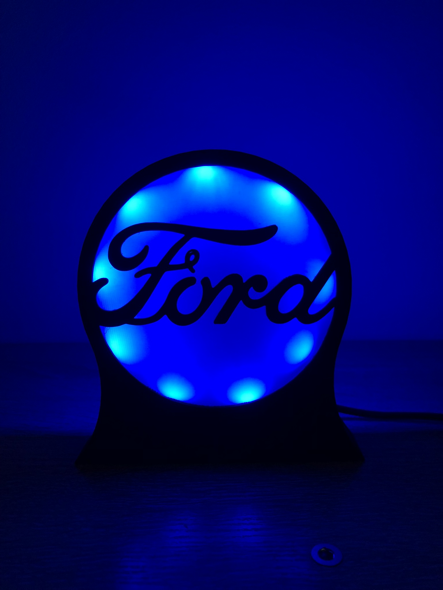 LED Lamp FORD by SnHanz | Download free STL model | Printables.com