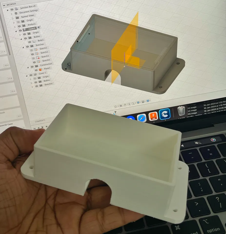 Snap Fit Junction Box by Aravind Vijayan | Download free STL model ...