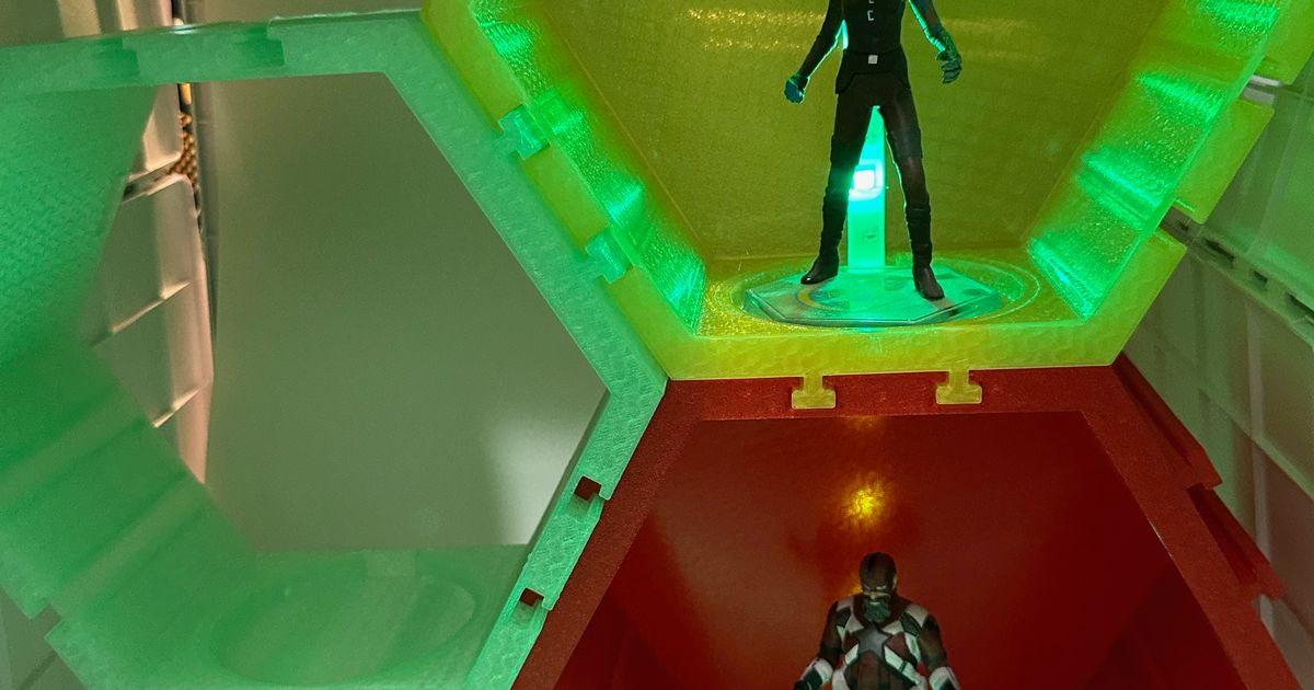 Hex Marvel PVC Figure Set by hammy | Download free STL model ...