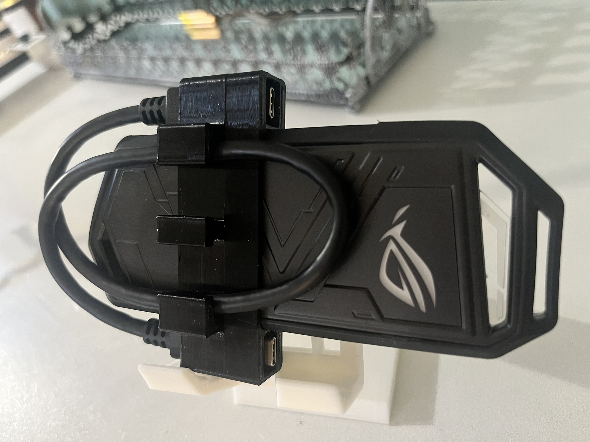 Asus ROG Strix Arion cable loop holder by JustAddGarlic | Download free ...