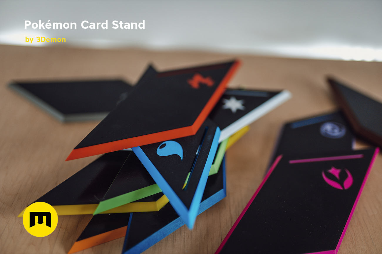 Pokemon Card Stands by 3Demon | Download free STL model | Printables.com