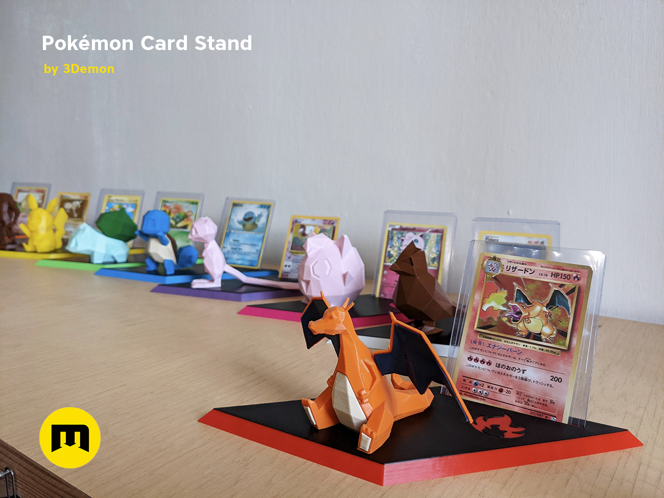 Pokemon Card Stands by 3Demon | Download free STL model | Printables.com