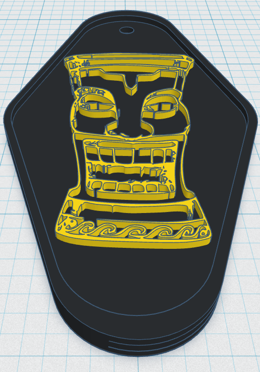 Tiki Keytag 34 by Peter Ennist | Download free STL model | Printables.com
