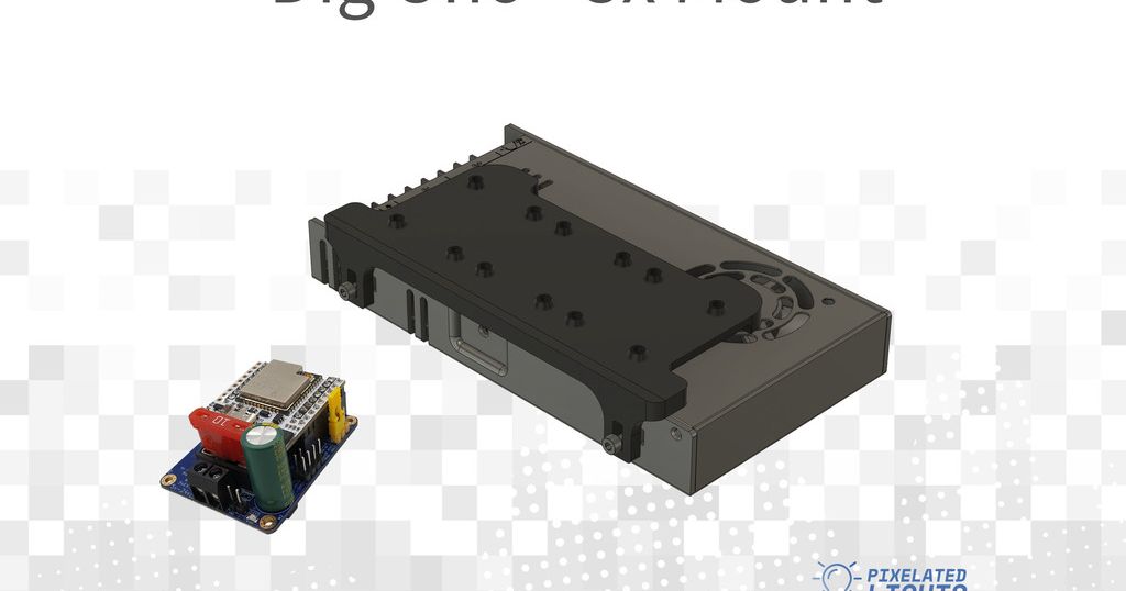 QuinLED Dig Uno - 3x Mount by Derik Whittaker | Download free STL model | Printables.com
