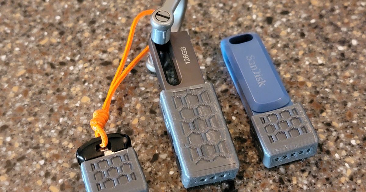 TPU Hex Pattern Replacement USB Cap - 12mm and 26mm by Nico | Download ...