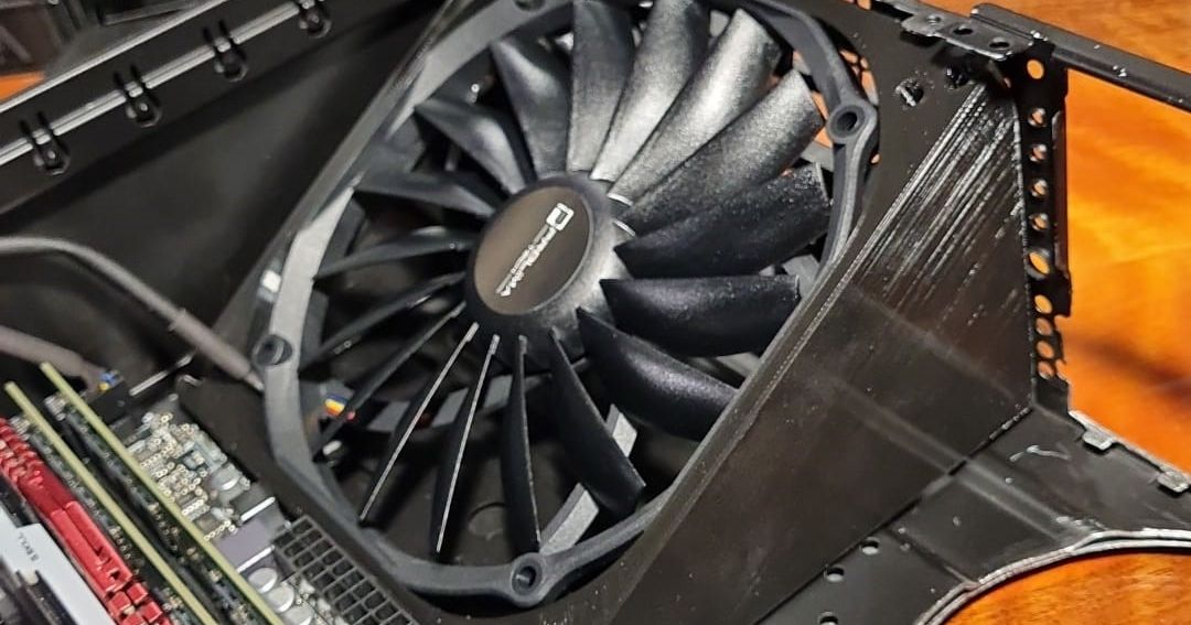 140mm fan angle shround by Cipis | Download free STL model | Printables.com