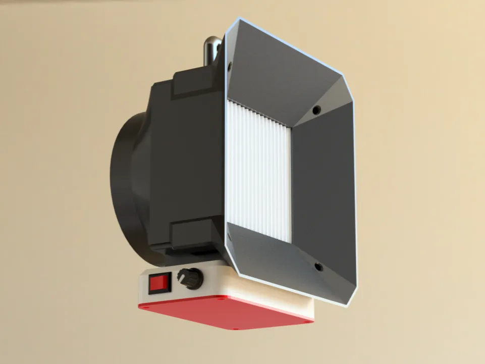 Dual-Filter Solder Fume Extractor: H12 HEPA & Carbon Filter | AC/DC/PD ...