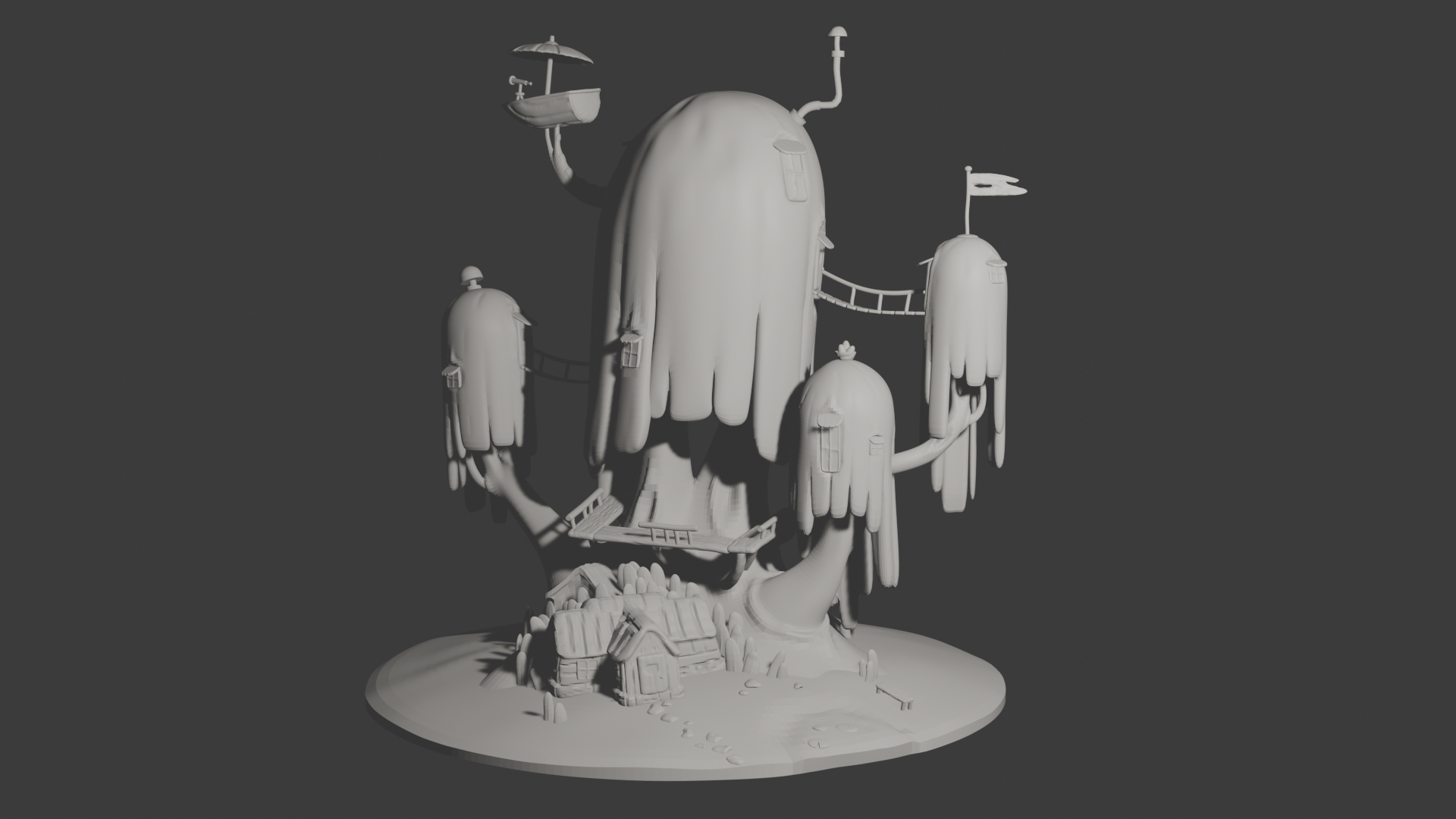 Finn and Jake's Treehouse! by MW-Mechanical | Download free STL model ...