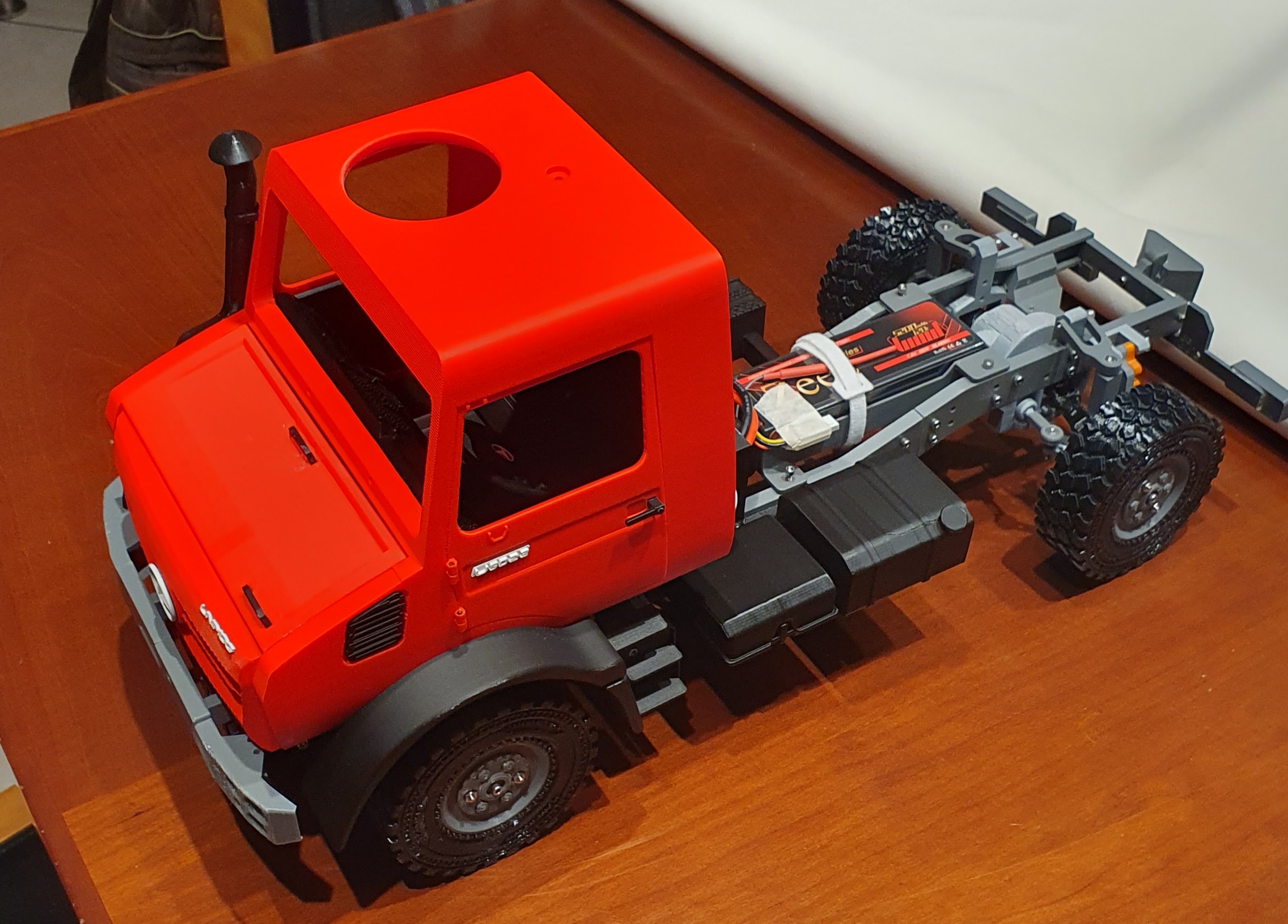 Mercedes UNIMOG U5023 Cabin / Body (RC CAR / RC TRUCK) 1/10 scale by ...